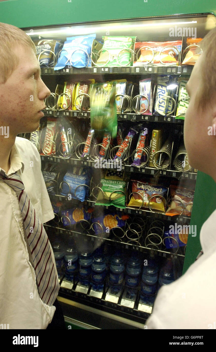 Dunstable "Green" Vending Machine Stock Photo - Alamy