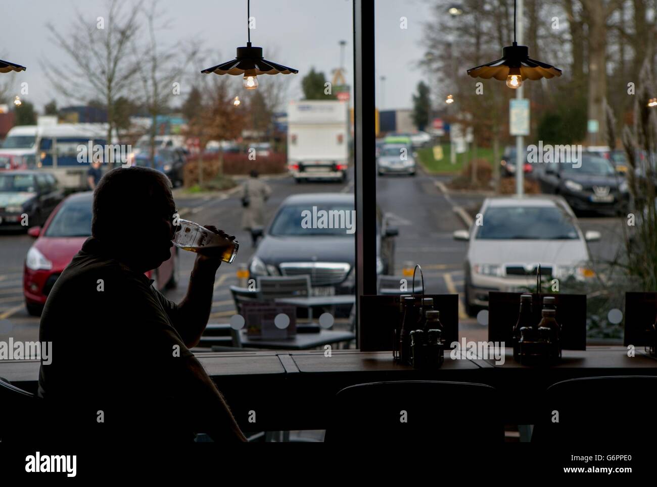 Wetherspoon opens m40 services pub hi-res stock photography and images ...