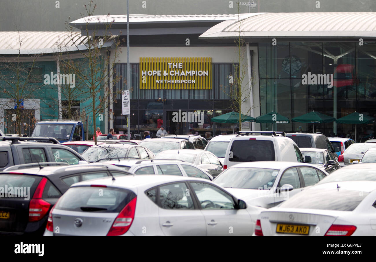 Wetherspoon opens m40 services pub hi-res stock photography and images ...