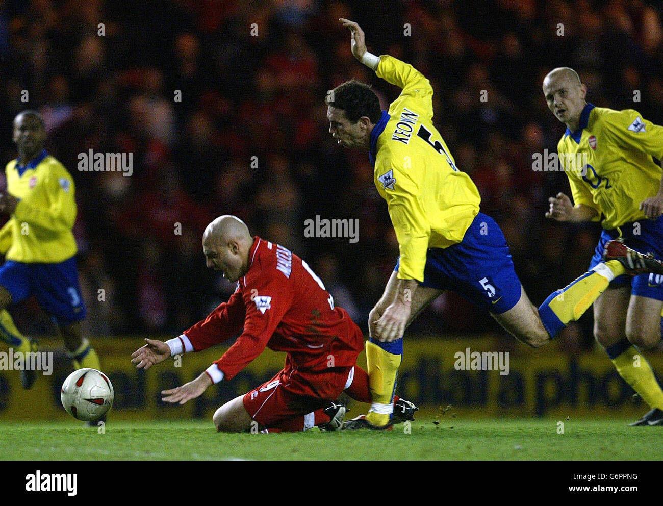 Sport football action foul fouling hi-res stock photography and images ...