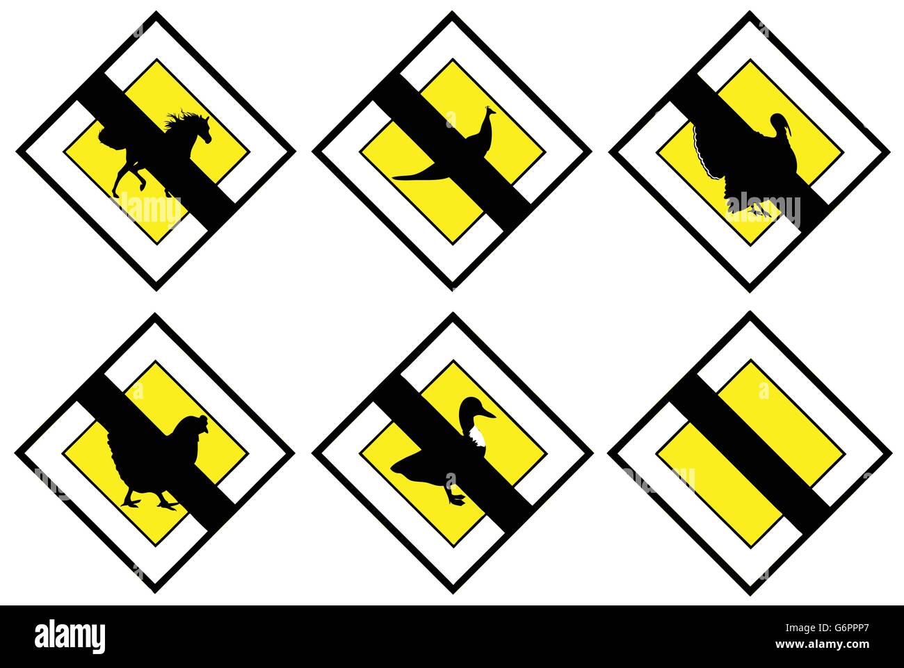 Animal no priority signs Stock Vector Image & Art - Alamy