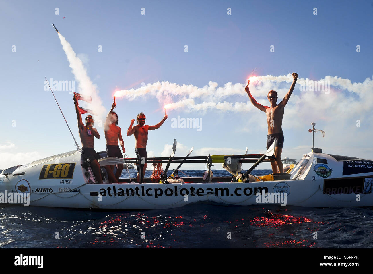 The Atlantic Polo Team, made up of professional English polo players ...