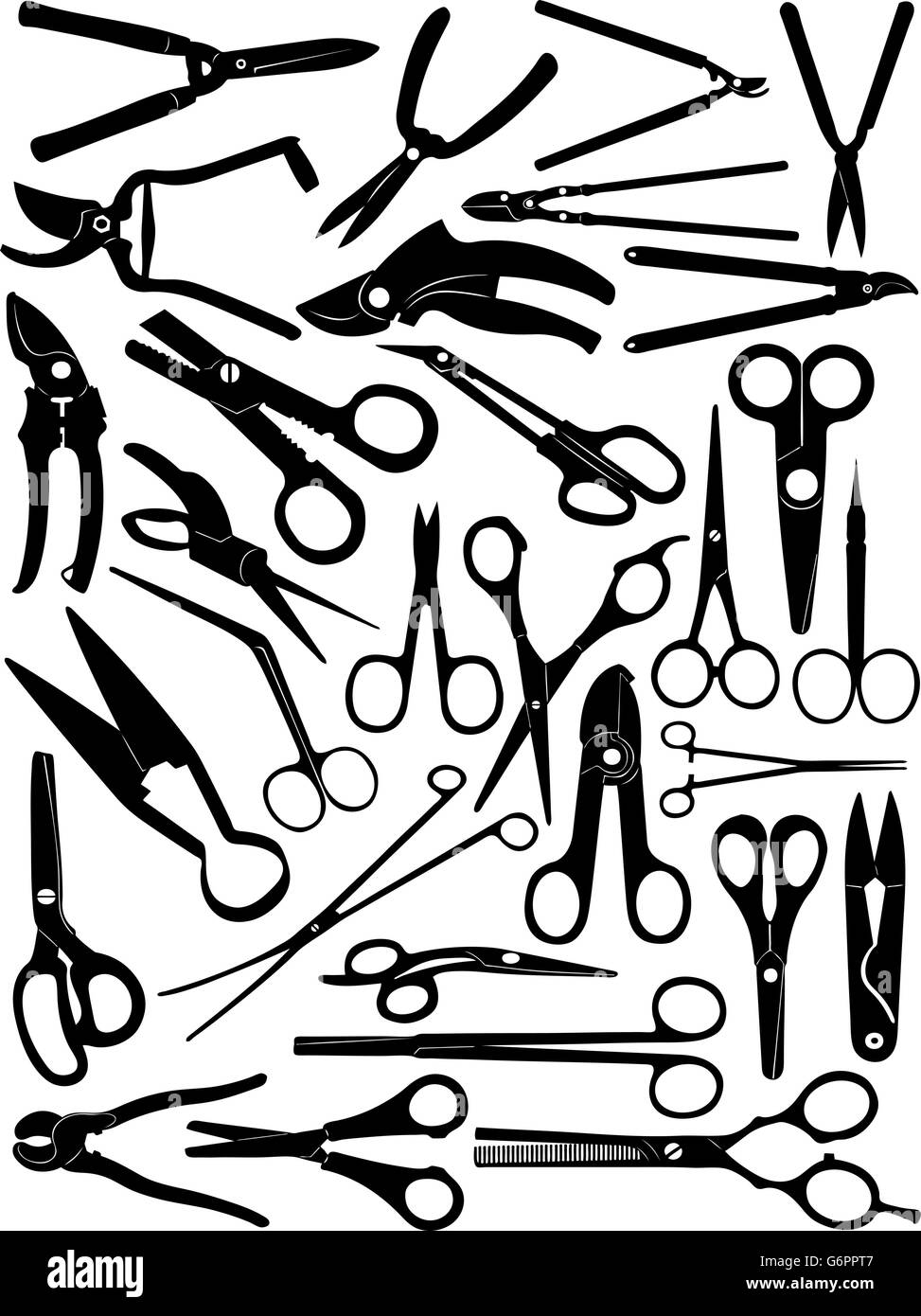Different scissors set Stock Vector Image & Art - Alamy