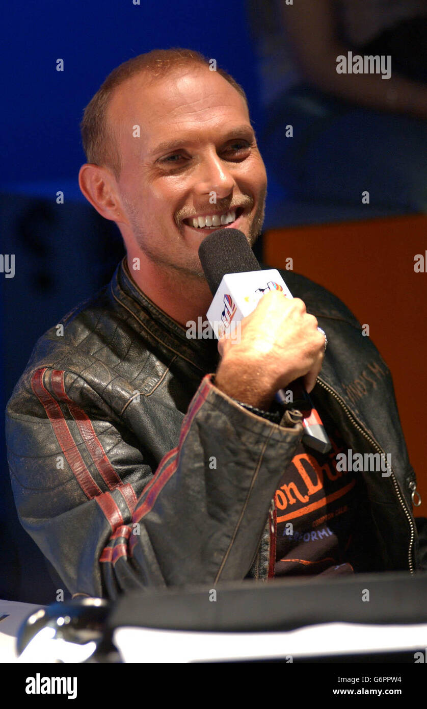 Actor Luke Goss during his appearance on MTV's TRL UK show, at the MTV ...