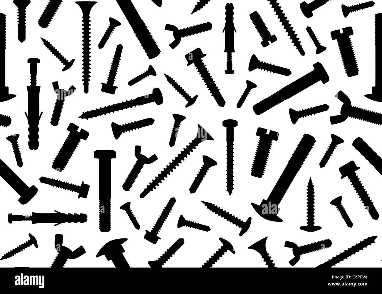 Wood screws Stock Vector Images - Alamy