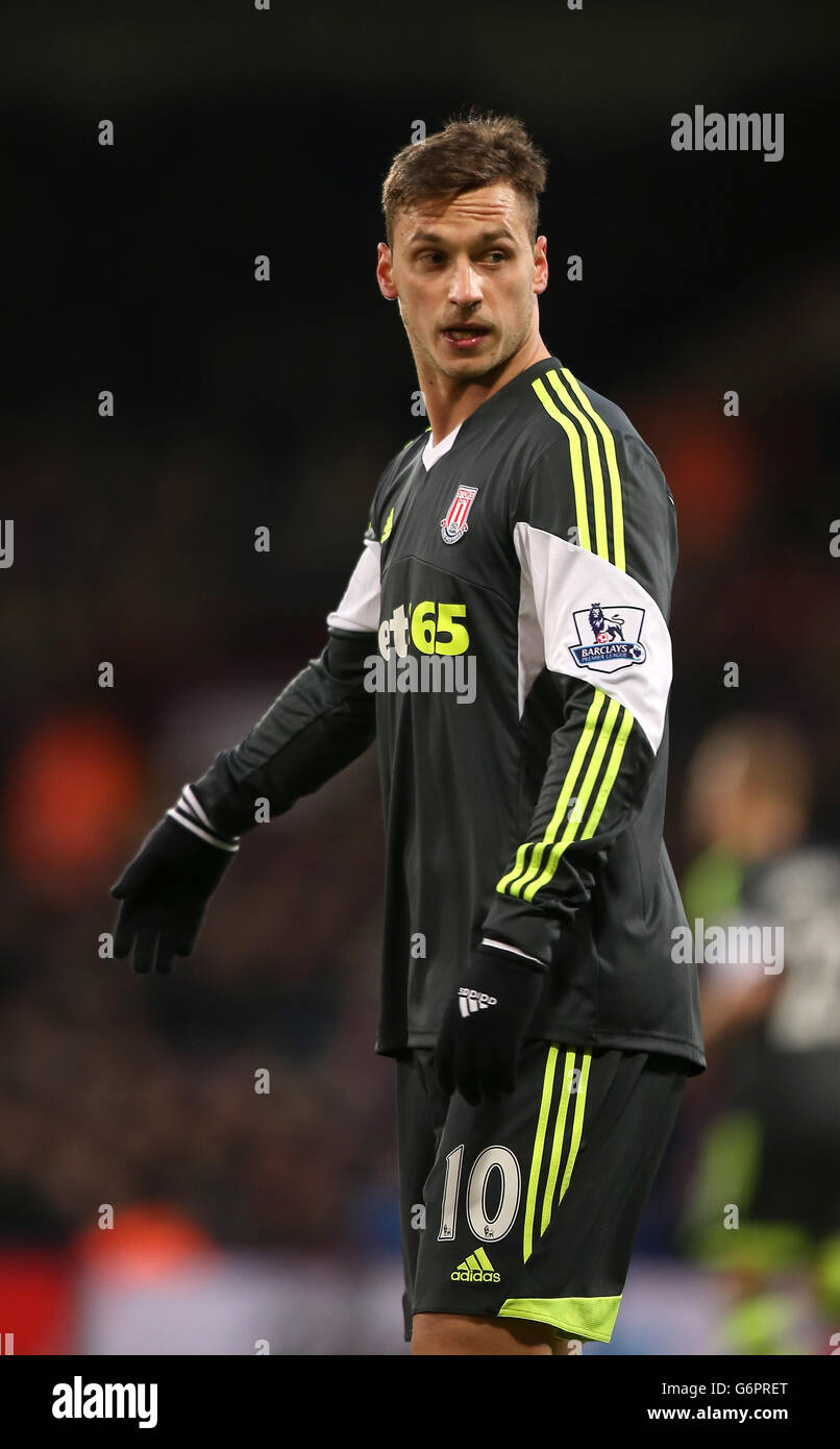 Stoke city goalkeeper marko arnautovic hi-res stock photography and ...