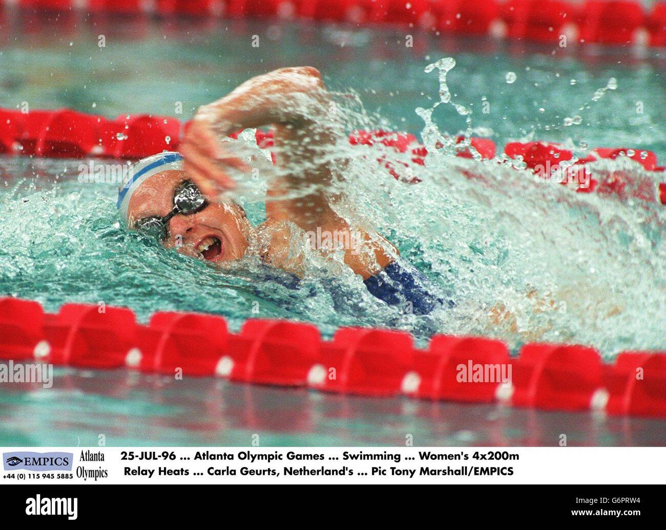 Atlanta Olympic Games ..... Swimming Heats Stock Photo - Alamy