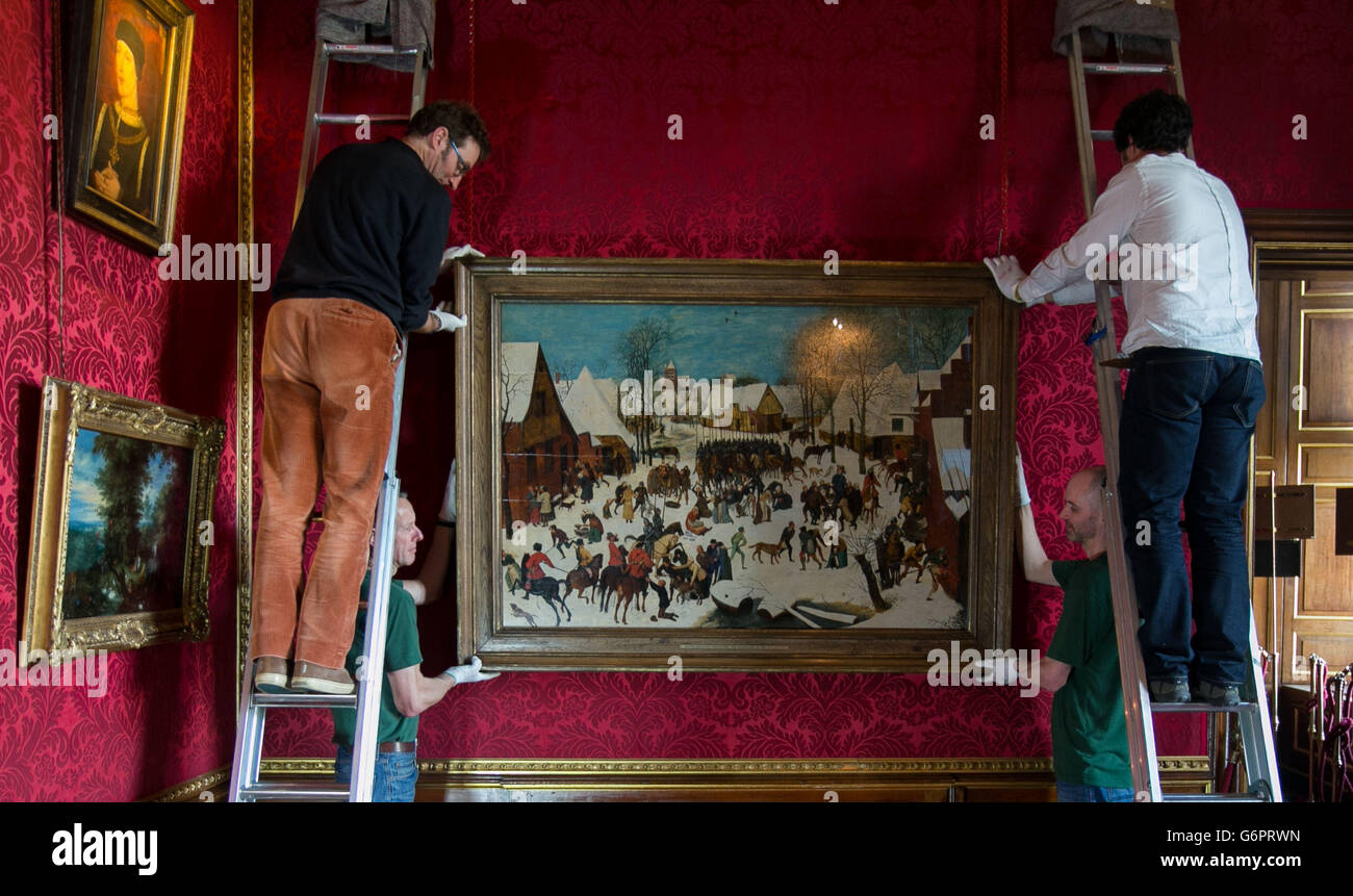 Windsor Castle picture hanging Stock Photo - Alamy
