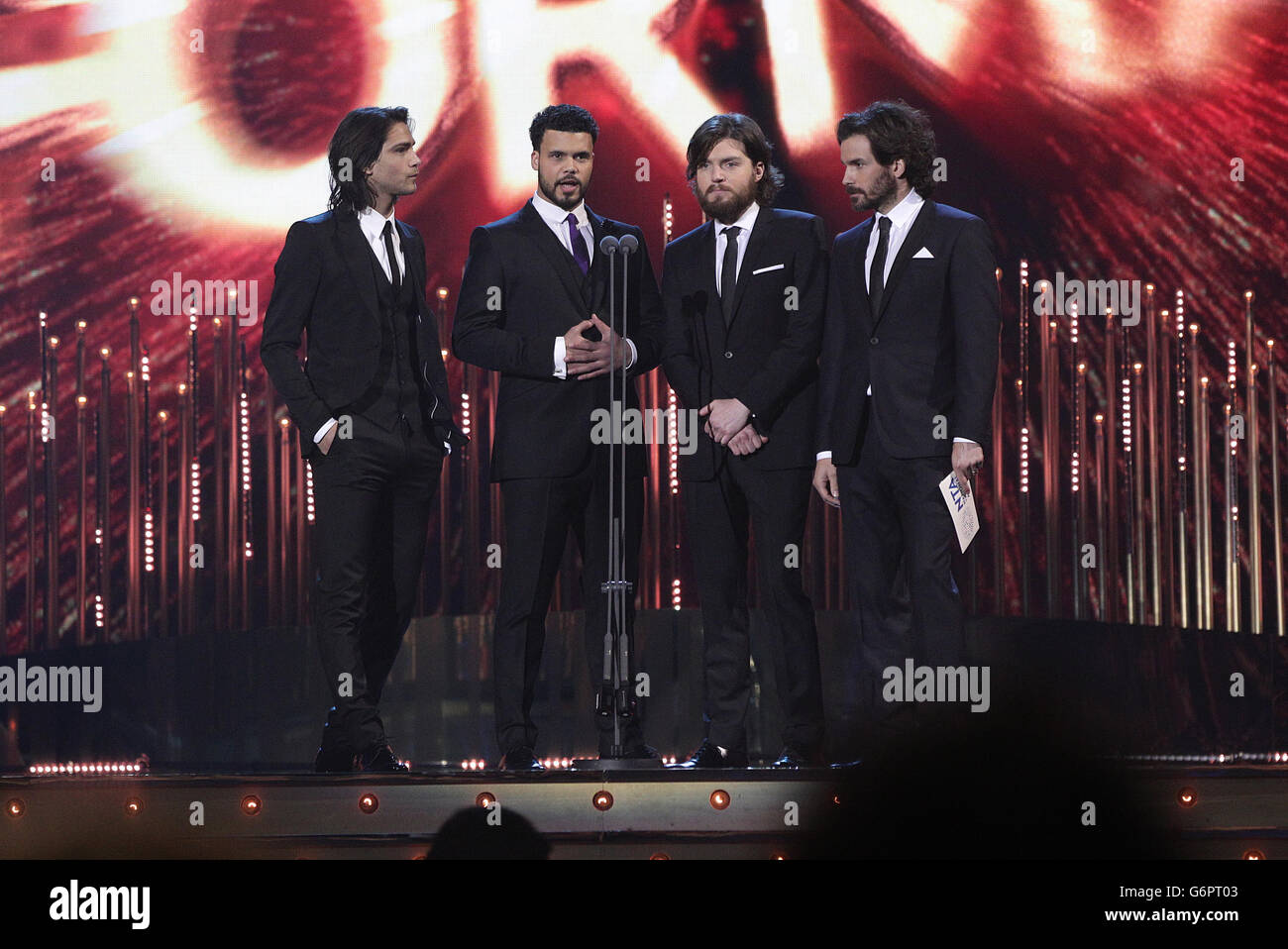 (left to right) Luke Pasqualino, Howard Charles, Santiago Cabrera and ...