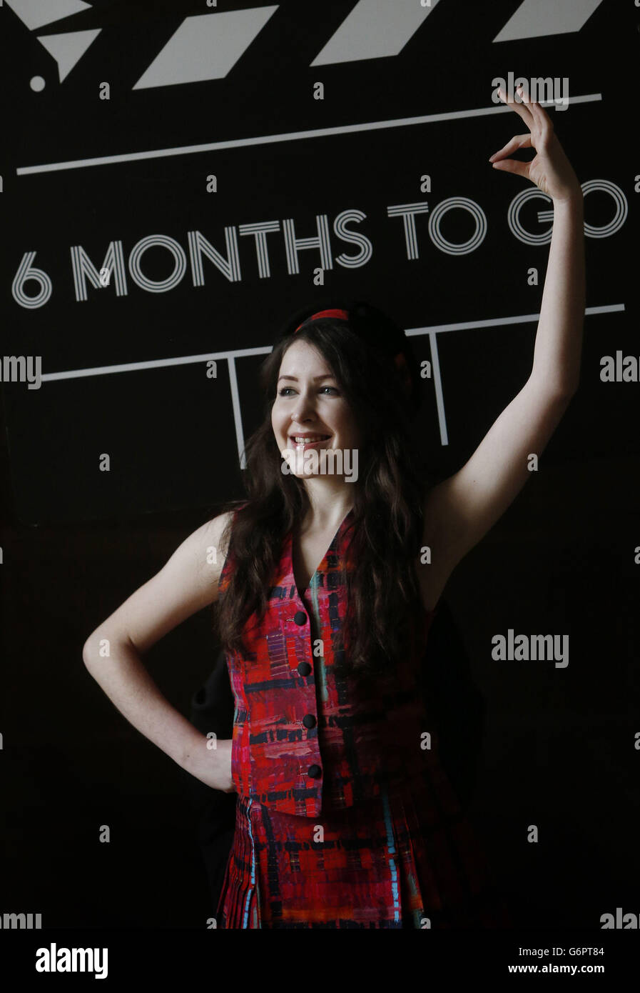 Dancer Hollie Gallagher during a photocall on Buchanan Street in ...
