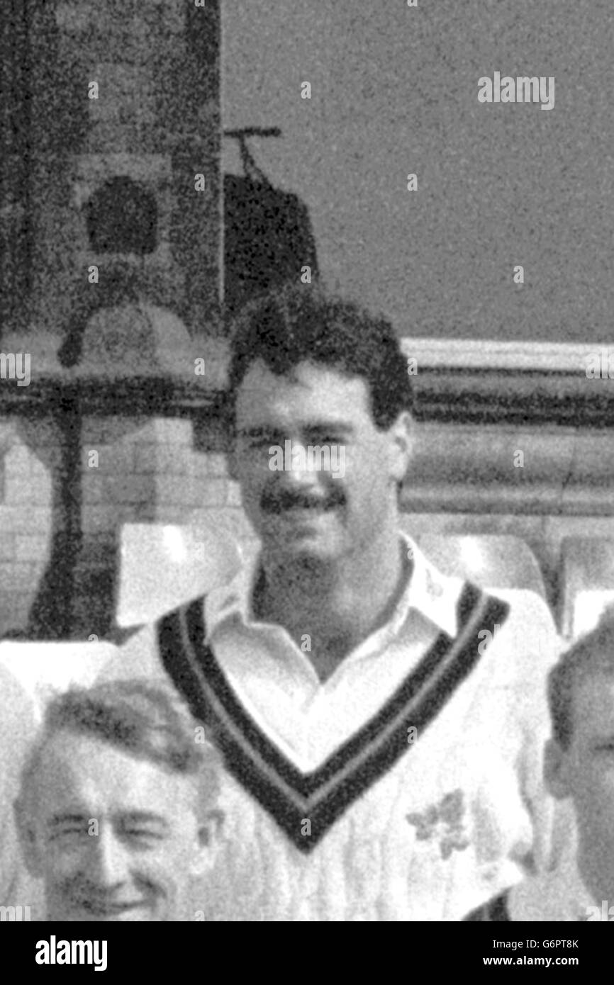 Lancashire county cricket club photocall Black and White Stock Photos ...