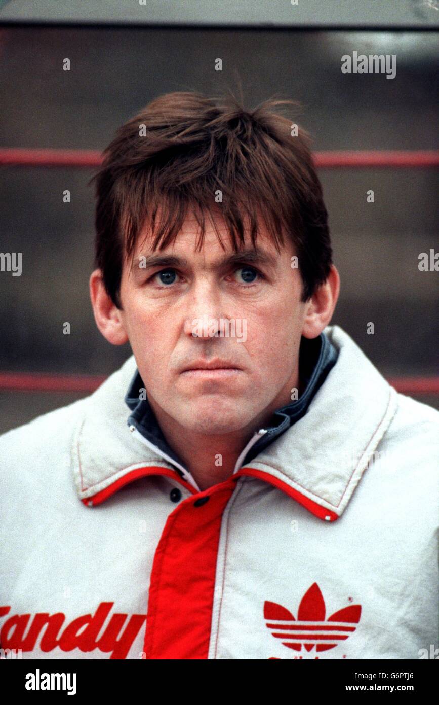 ENGLISH SOCCER. KENNY DALGLISH, LIVERPOOL MANAGER Z4 Stock Photo - Alamy