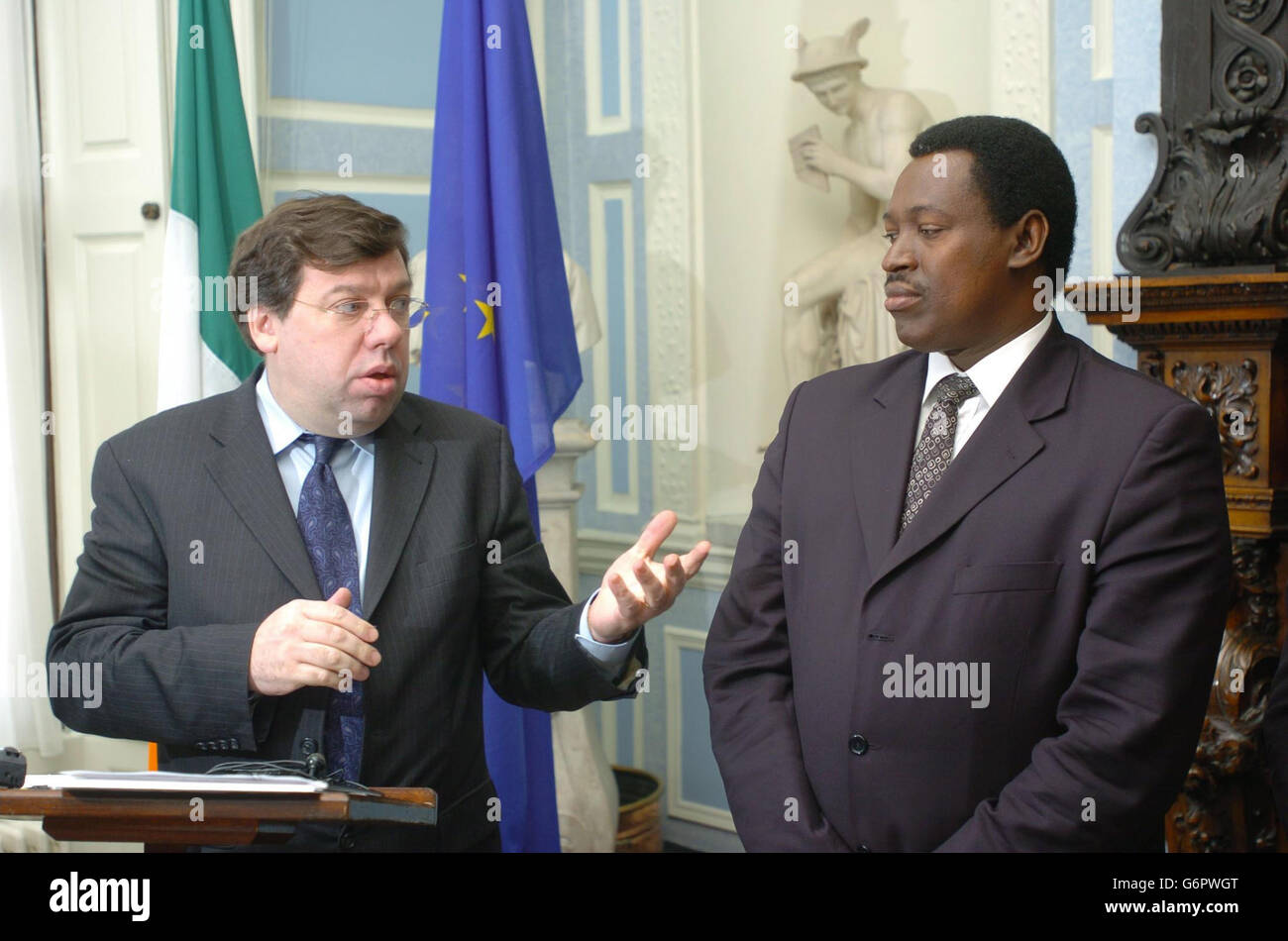 Irish Minister for Foreign Affairs Stock Photo - Alamy