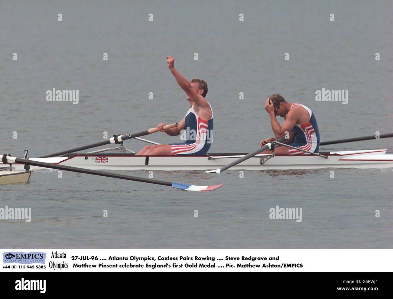 Atlanta Olympics, Coxless Pairs Rowing Stock Photo - Alamy