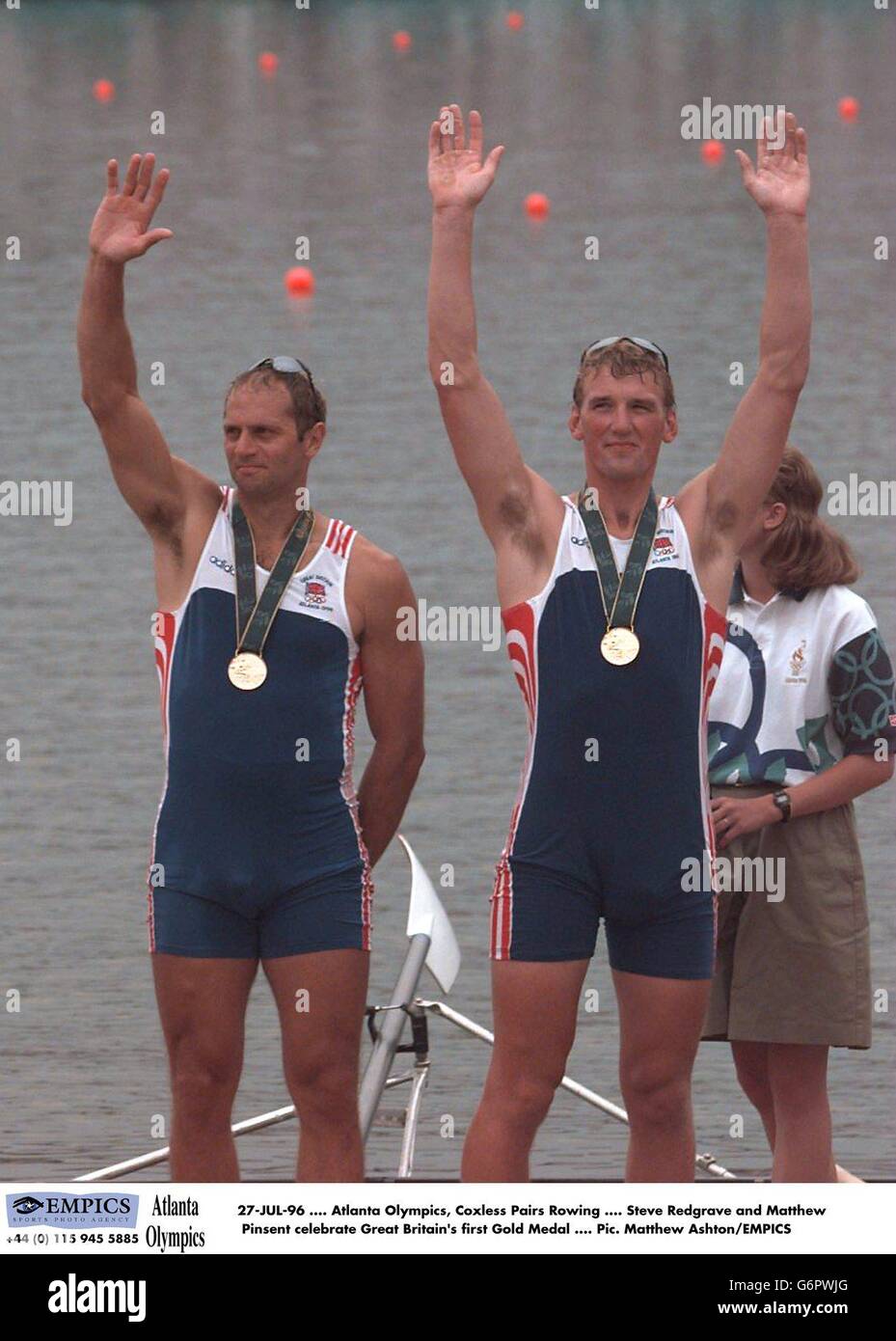 Atlanta Olympics, Coxless Pairs Rowing Stock Photo - Alamy