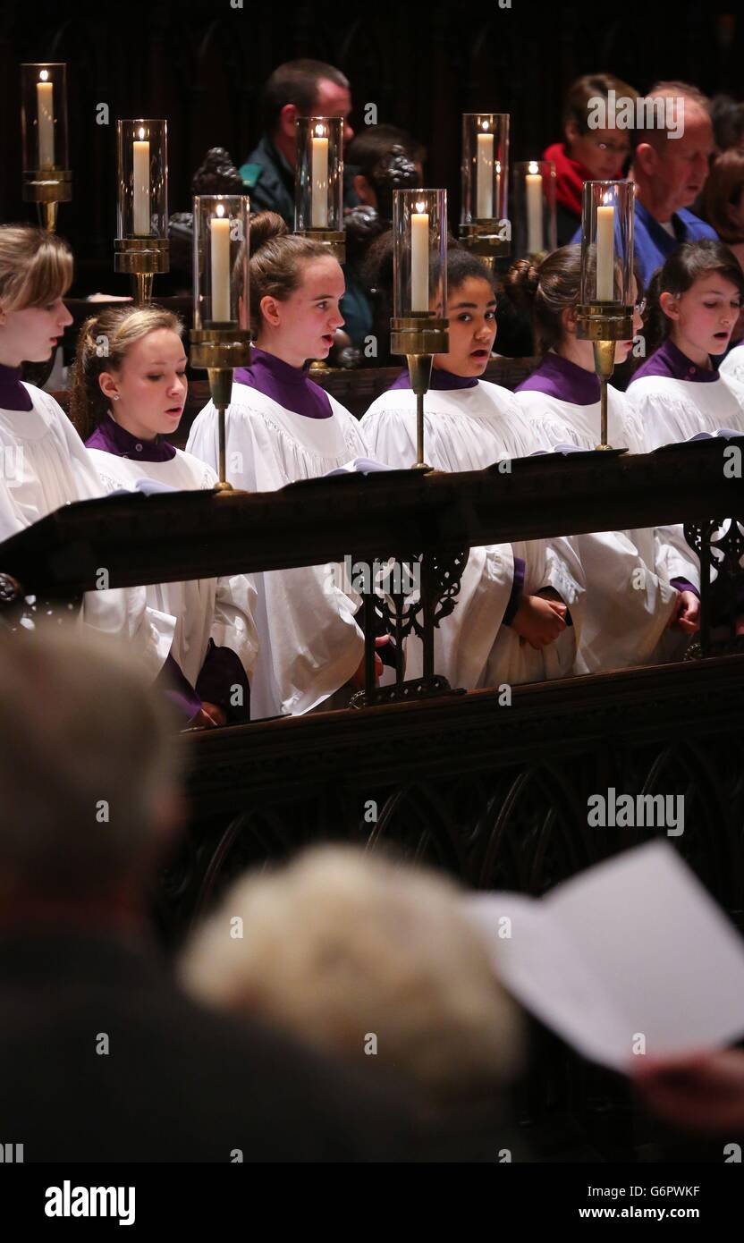 Canterbury cathedral girls choir hi-res stock photography and images ...