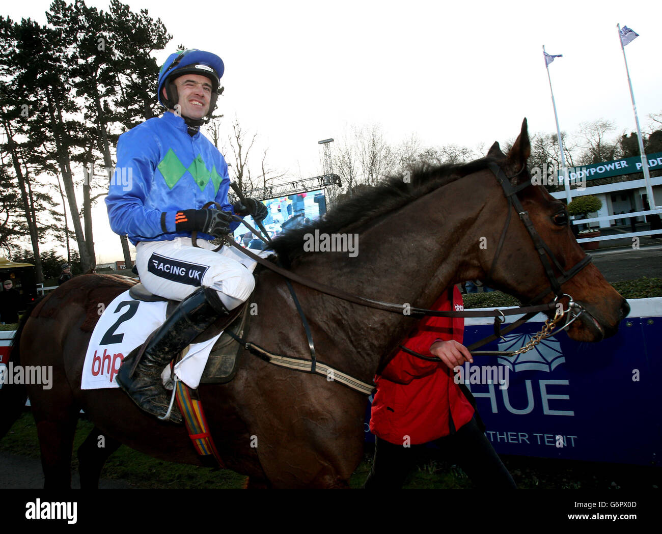 Ruby Walsh enters the parade ring aboard Hurricane Fly after winning ...