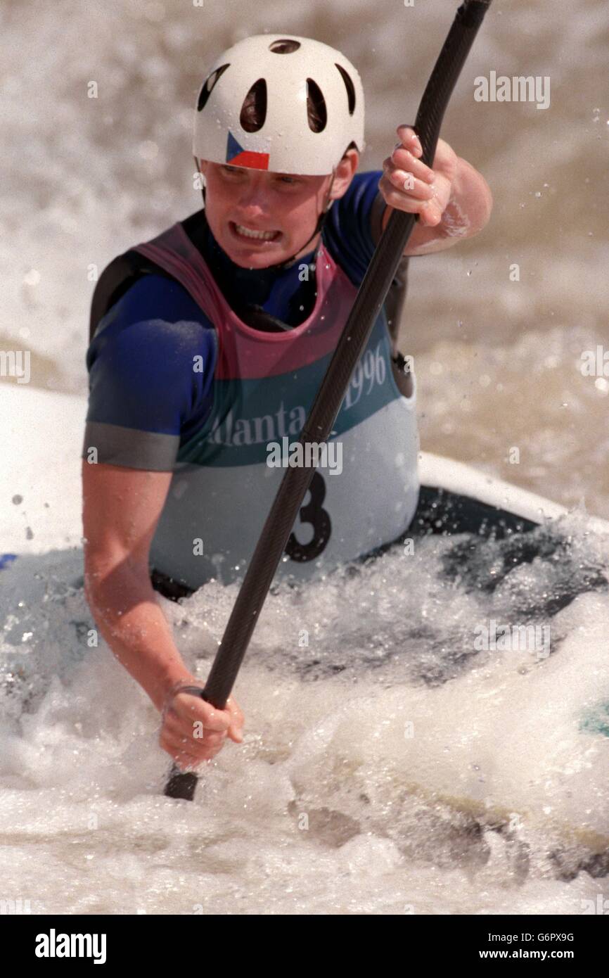 27-JUL-96. Atlanta Olympic Games. Canoing. STEPANKA HILGERTOVA, CHEZ ...