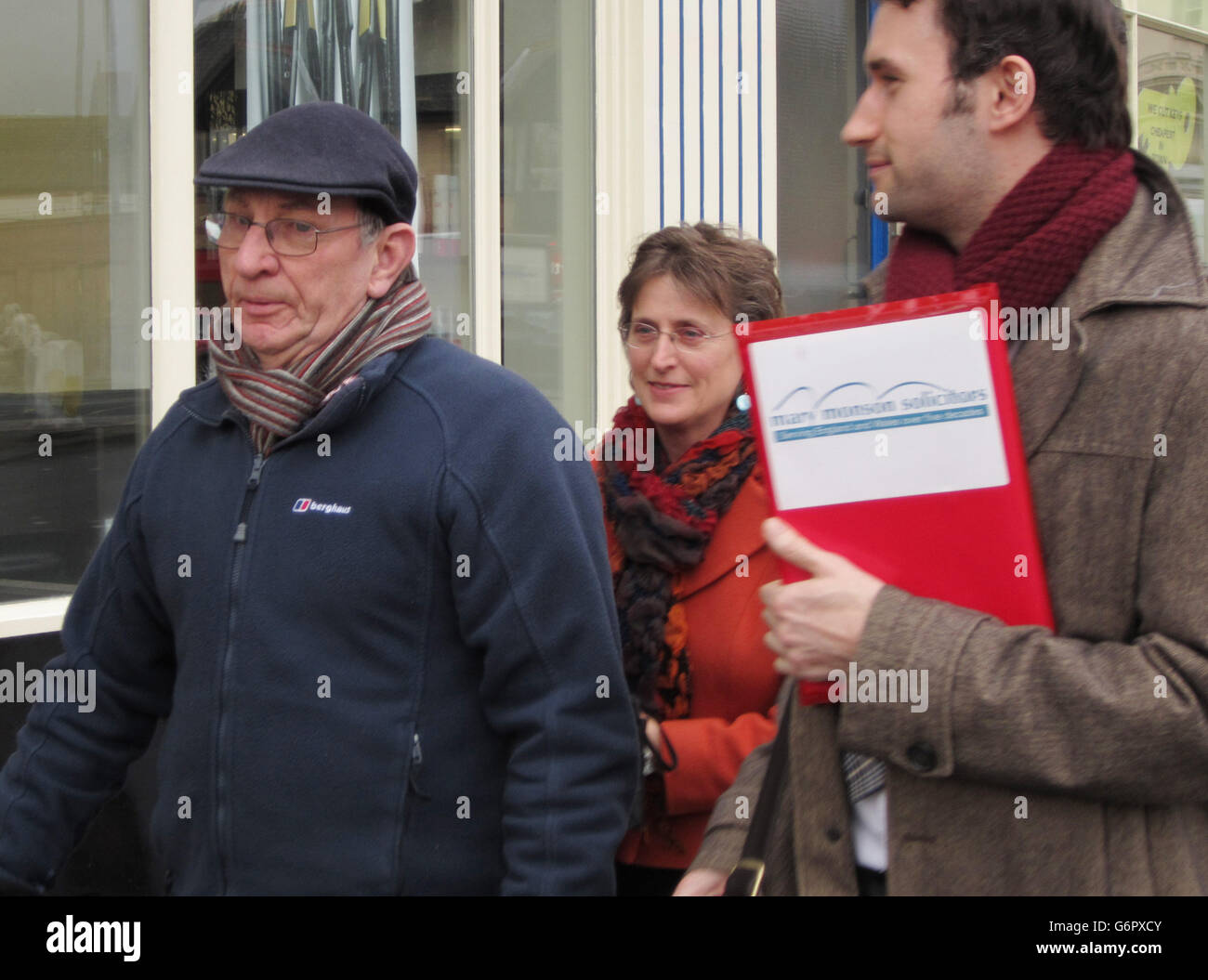 Mary Kidson leaving Hereford Magistrates Court where she was accused of ...