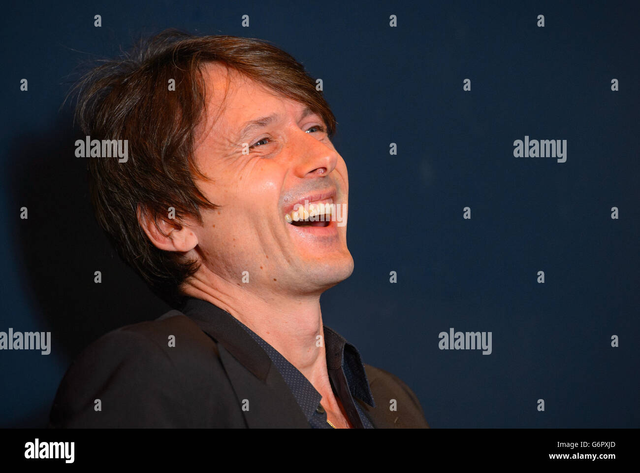 Brett Anderson of Suede at a press conference at the Groucho Club, in ...