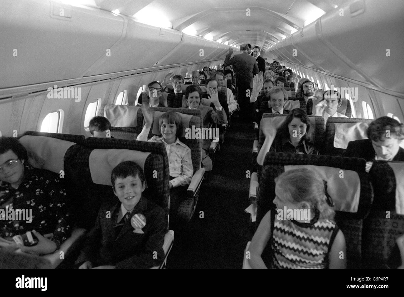 Thirty-five lucky applicants sat aboard Concorde's first public ...