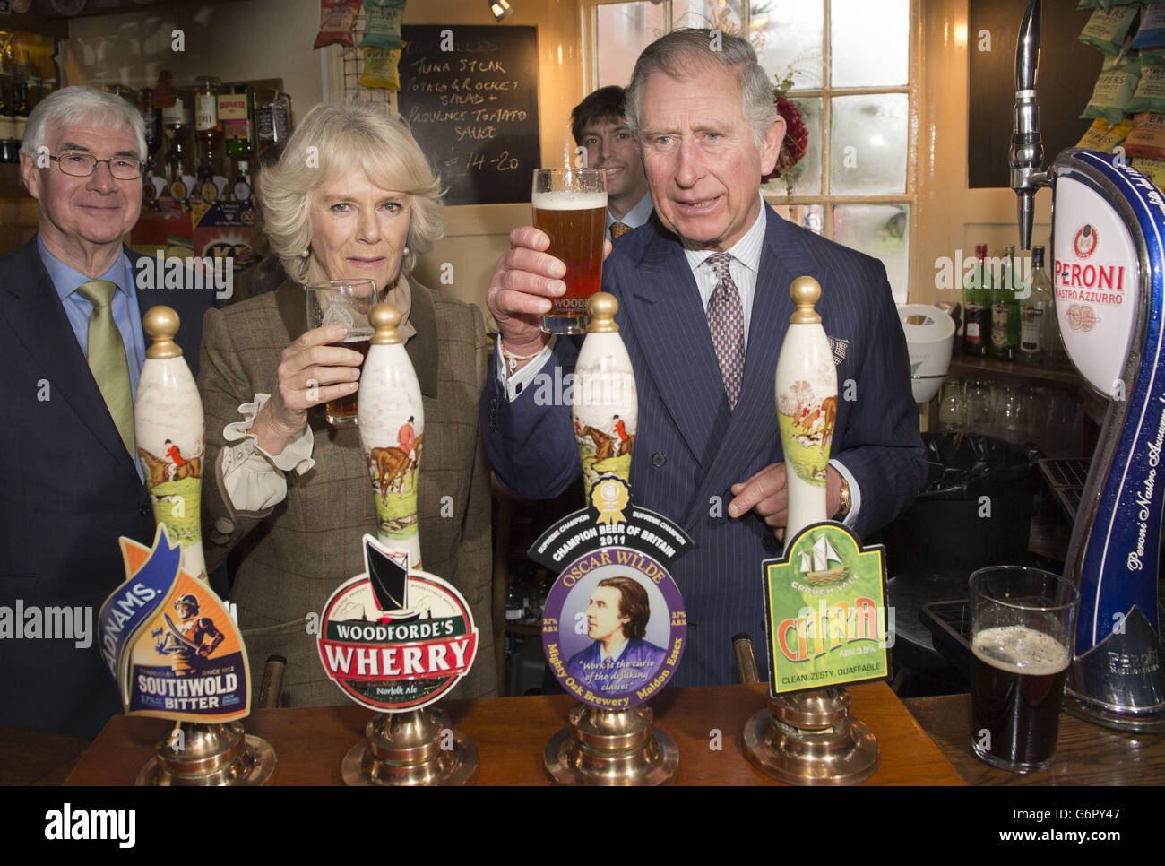 Pub royal half length prince charles hi-res stock photography and ...