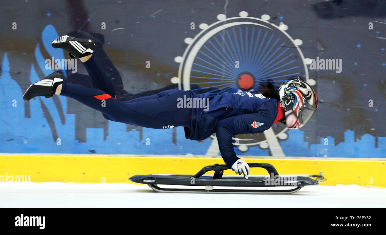 Winter olympics team gb skeleton hi-res stock photography and images ...