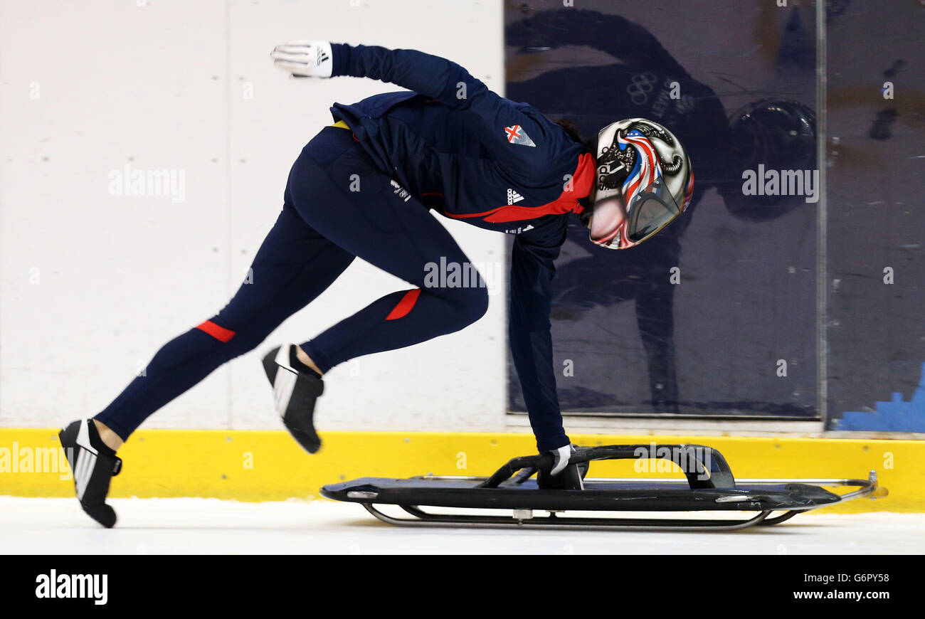 Winter Olympics - Team GB Skeleton Media Day - Ice Sheffield. Great ...