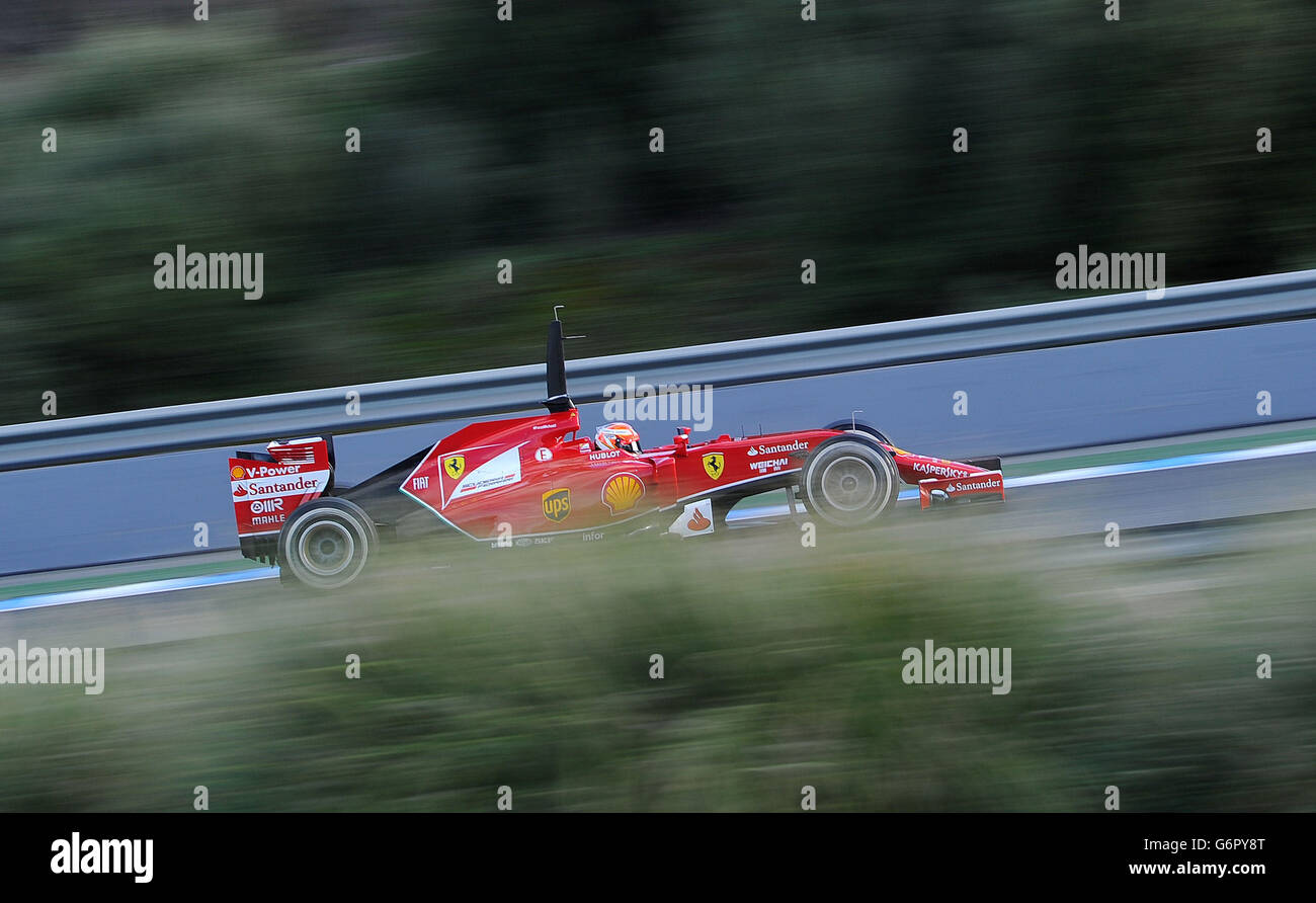 Ferrari formula one driver kimi hi-res stock photography and images - Alamy