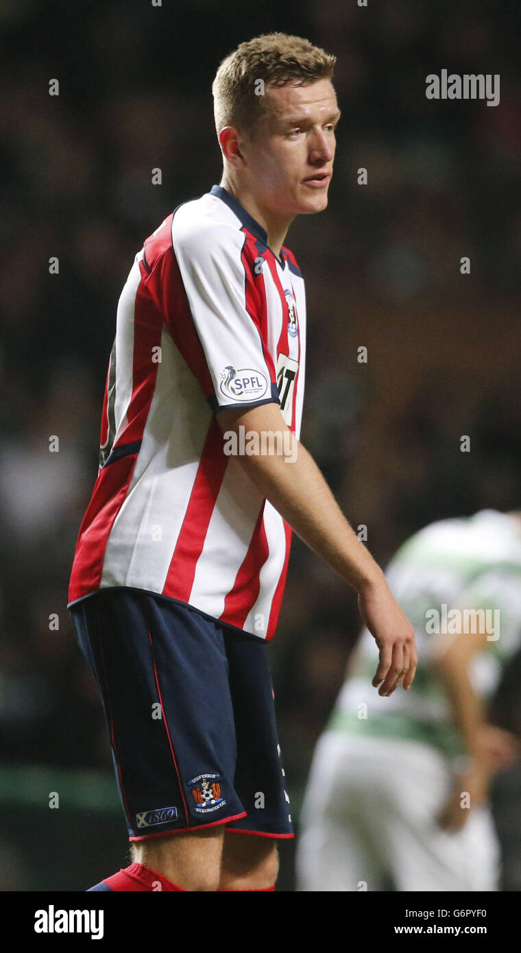 Kilmarnock's Lee Ashcroft reacts after scoring an own goal during the ...