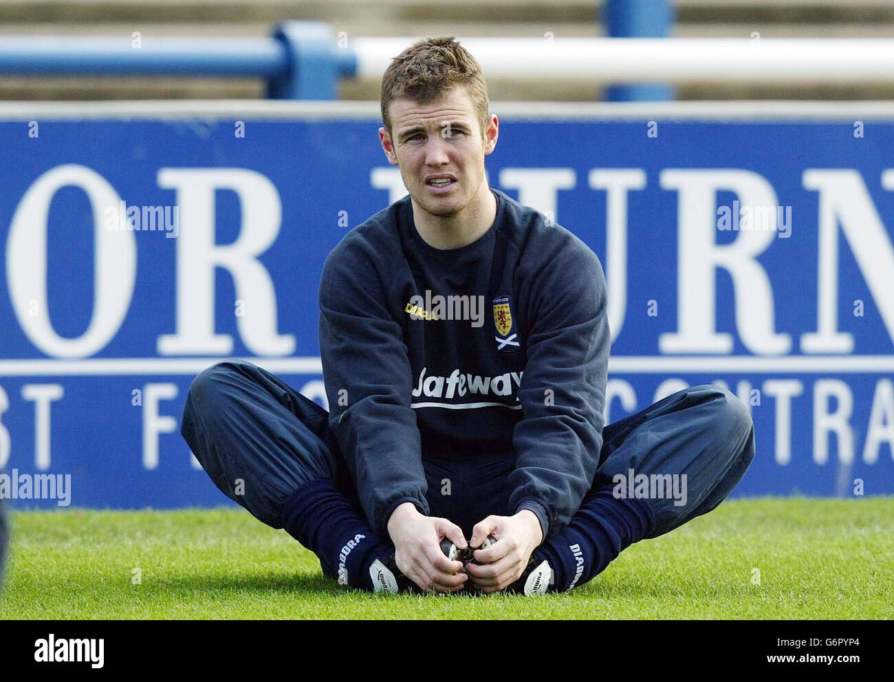 Scotland training session Stock Photo - Alamy