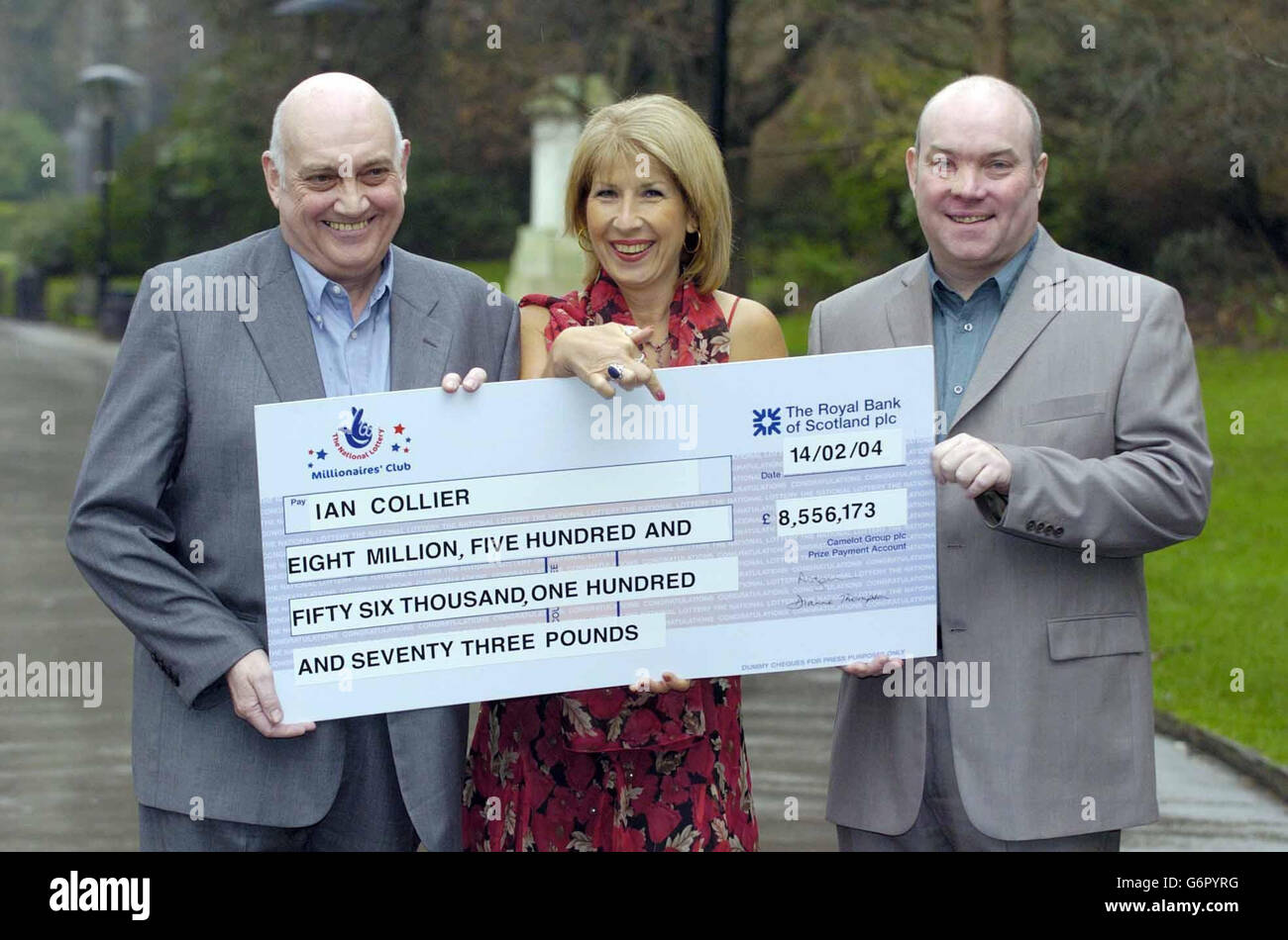 Ian Collier lottery winner Stock Photo - Alamy