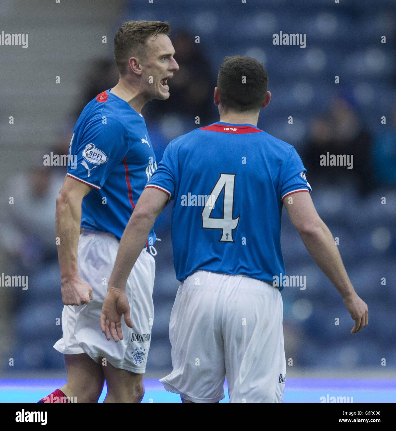 Soccer scottish league one rangers v brechin ibrox stadium hi-res stock ...