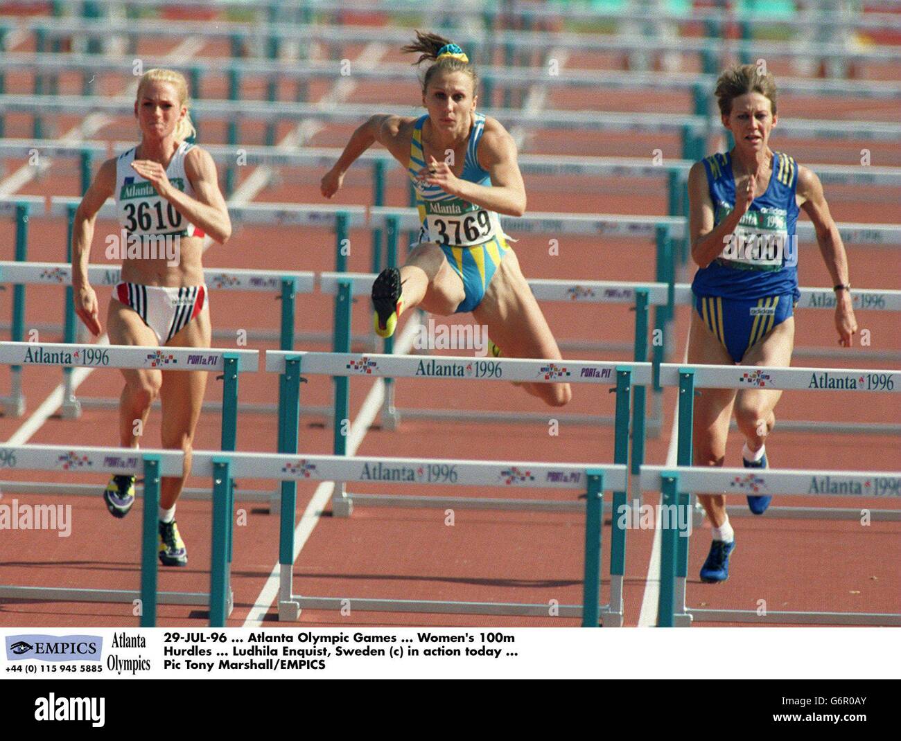 Atlanta Olympic Games ... Women's 100m Hurdles Stock Photo - Alamy