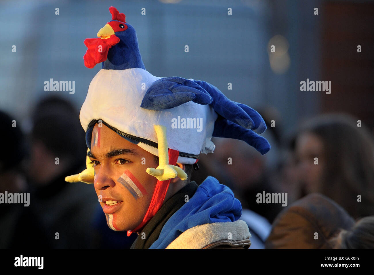 French france rugby fan hi-res stock photography and images - Alamy
