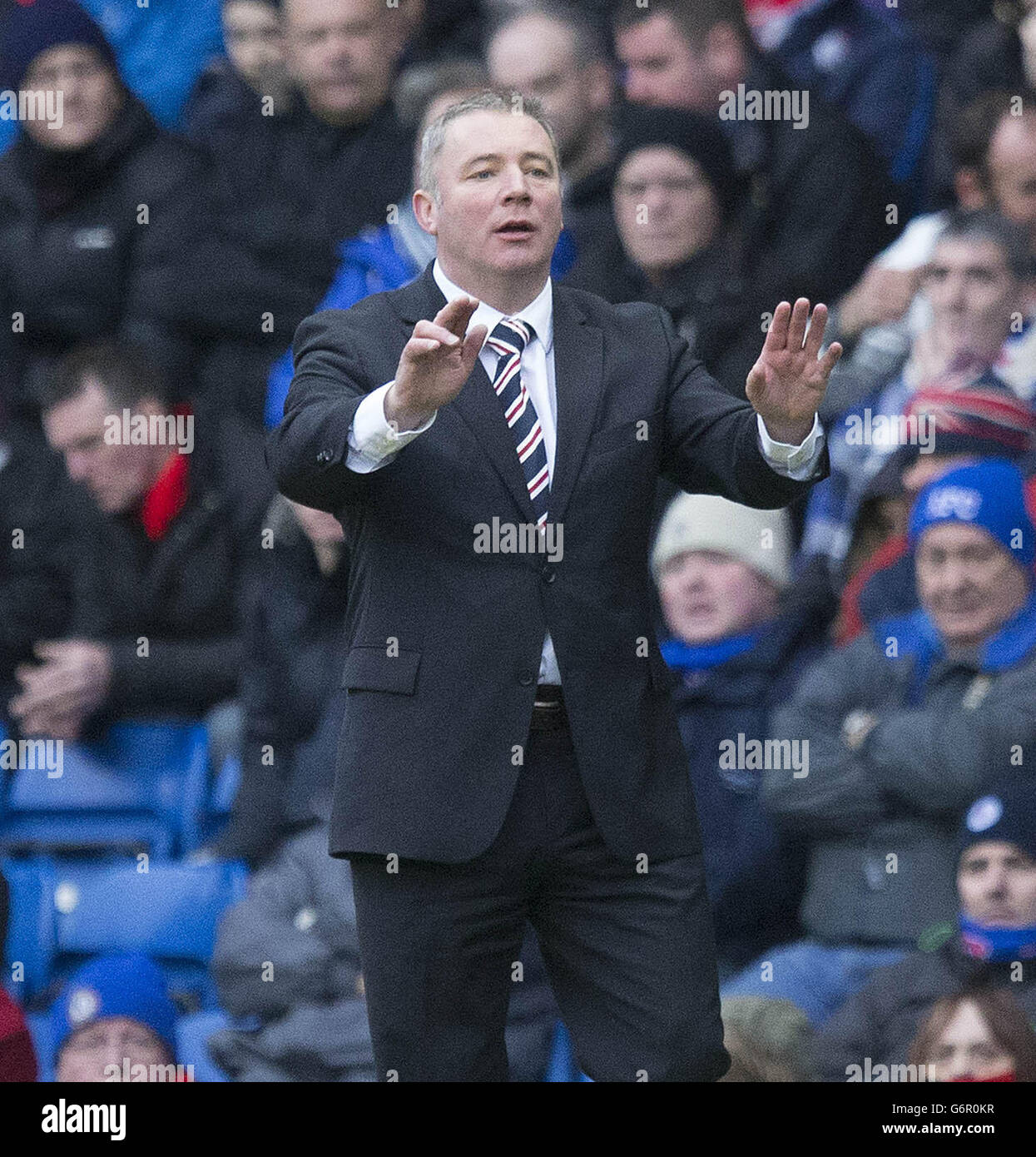 Soccer scottish league one rangers v brechin ibrox stadium hi-res stock ...