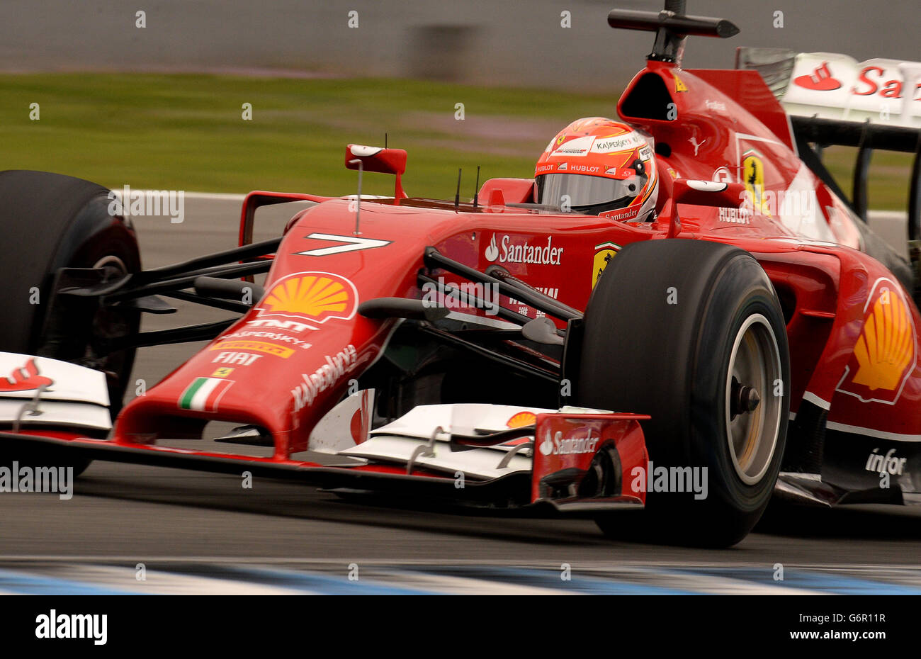 Ferrari driver Kimi Raikkonen, during the 2014 Formula One Testing at ...