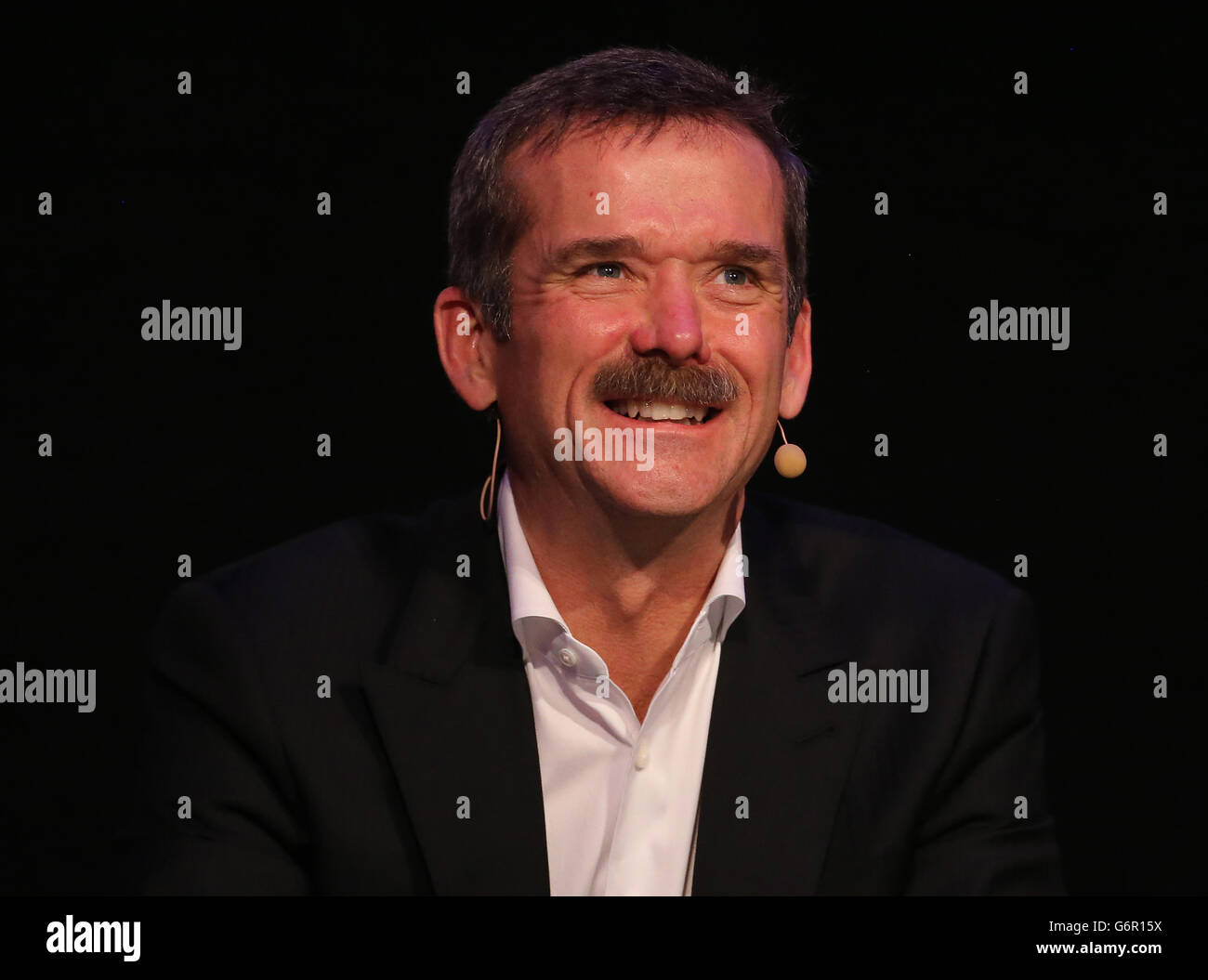 Astronaut commander Chris Hadfield makes a keynote address at the Laya ...