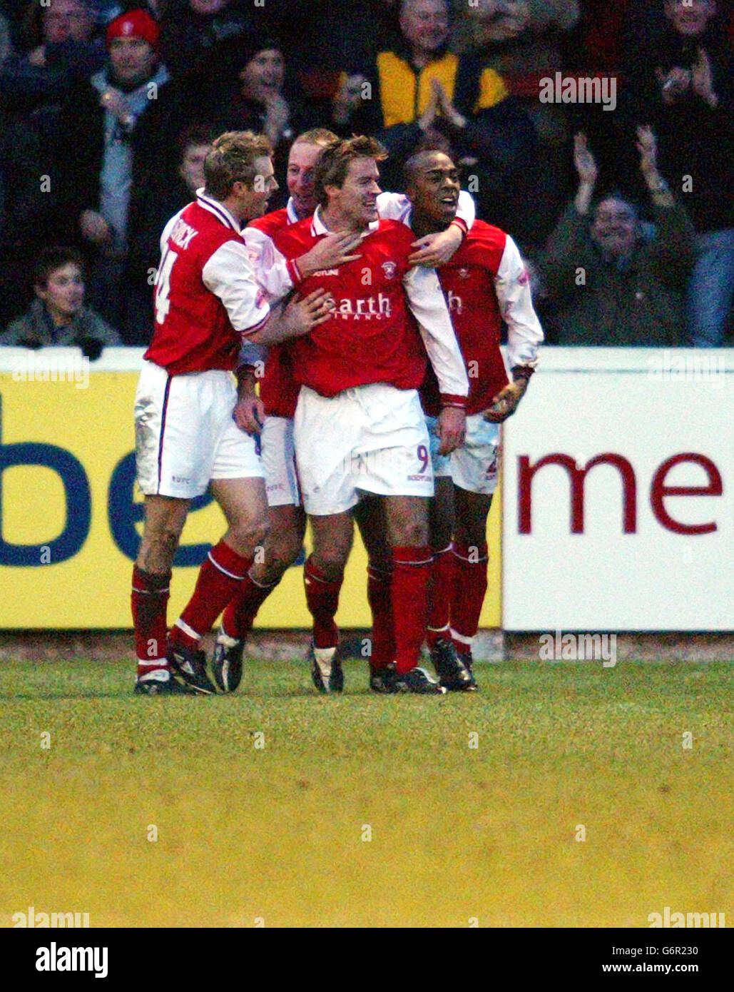 Rotherham's Martin Butler celebrates scoring his and the Millers third ...