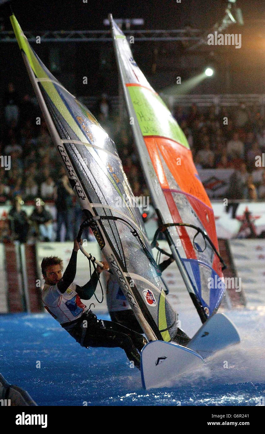 UK Indoor Windsurfing Championships Stock Photo - Alamy