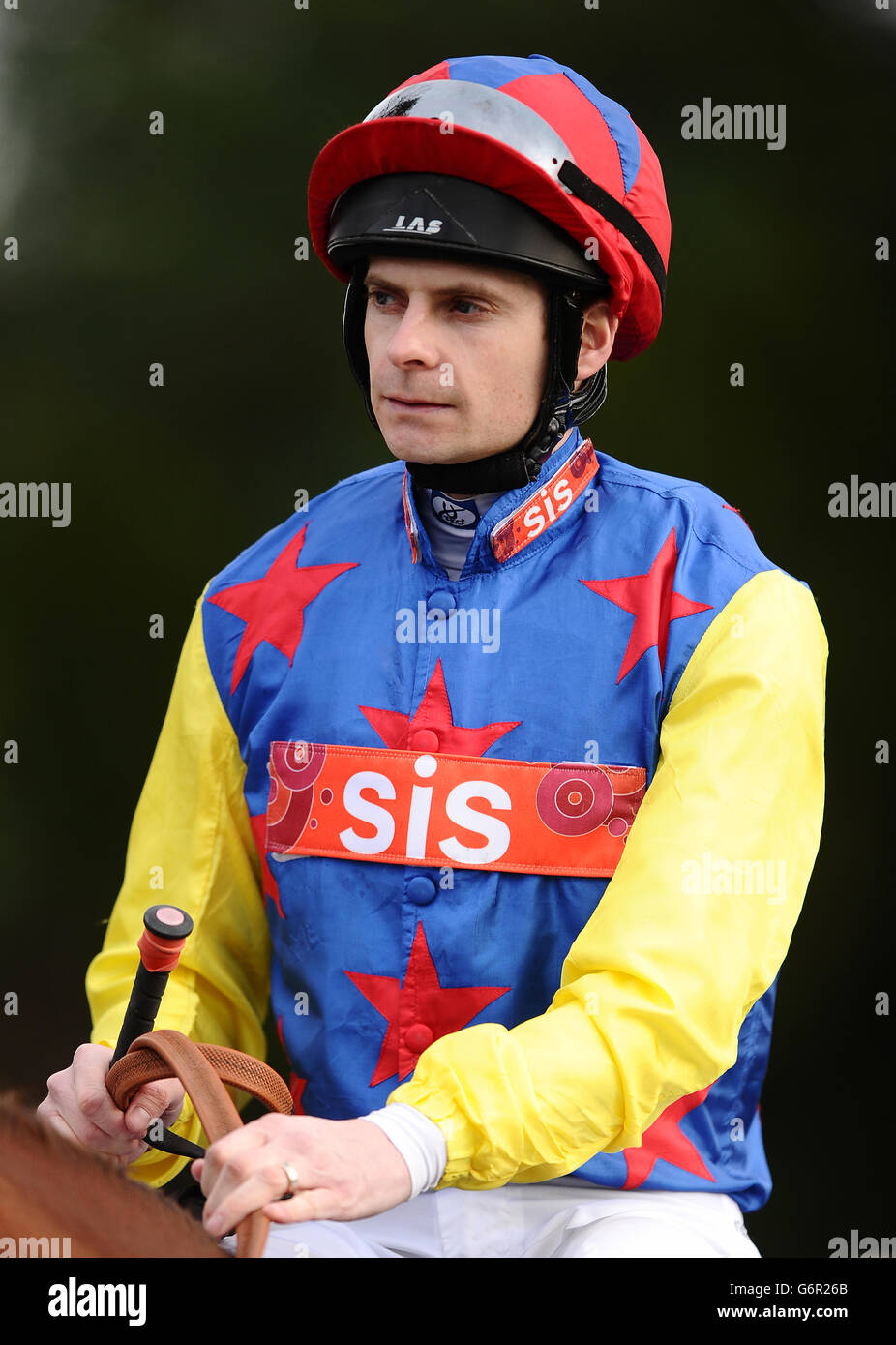 Horse Racing, Lingfield Park. Fergus Sweeney, jockey Stock Photo - Alamy