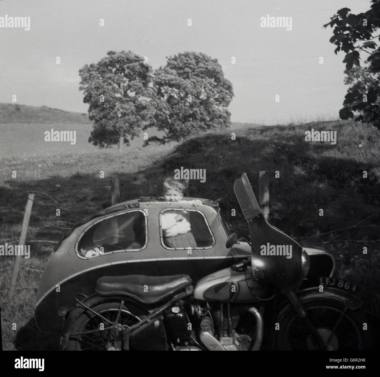 Motorcycle sidecar passenger hi-res stock photography and images - Alamy