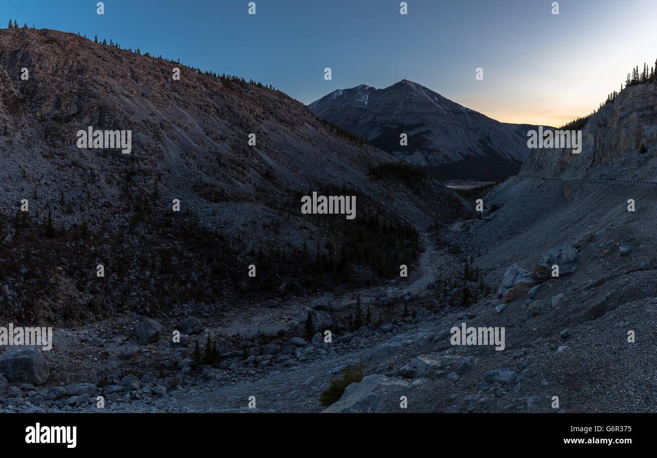 Alaska Highway along the Liard river and northern Rockies Stock Photo ...