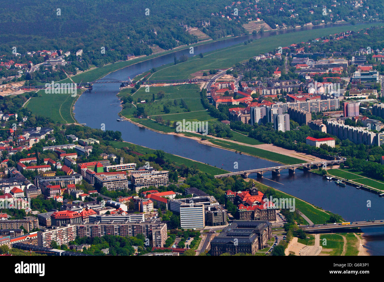 River Elbe, Dresden, Saxony, Germany Stock Photo - Alamy