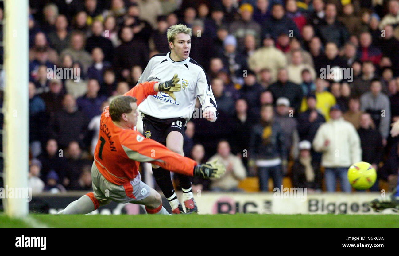 Sheffield wednesday goalkeeper kevin pressman saves hi-res stock ...