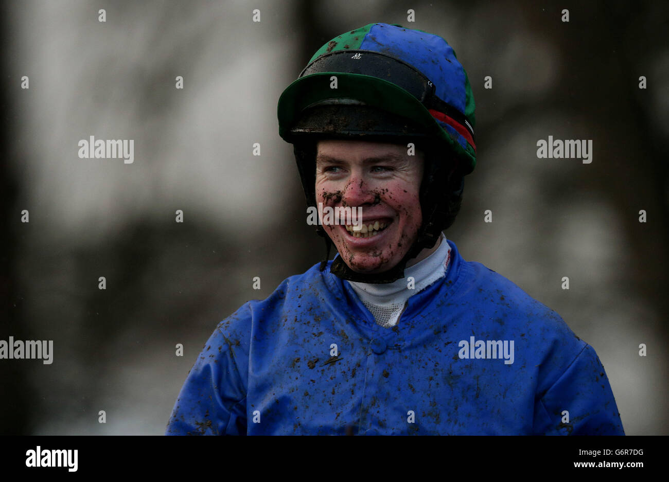 Shane Butler after winning the Leopardstown Handicap Chase on He ...