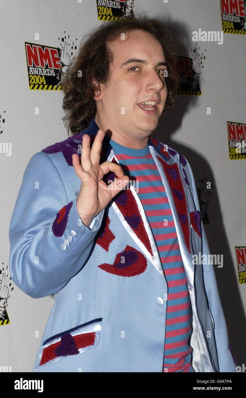 Har Mar Superstar arrives for the NME Awards Stock Photo - Alamy