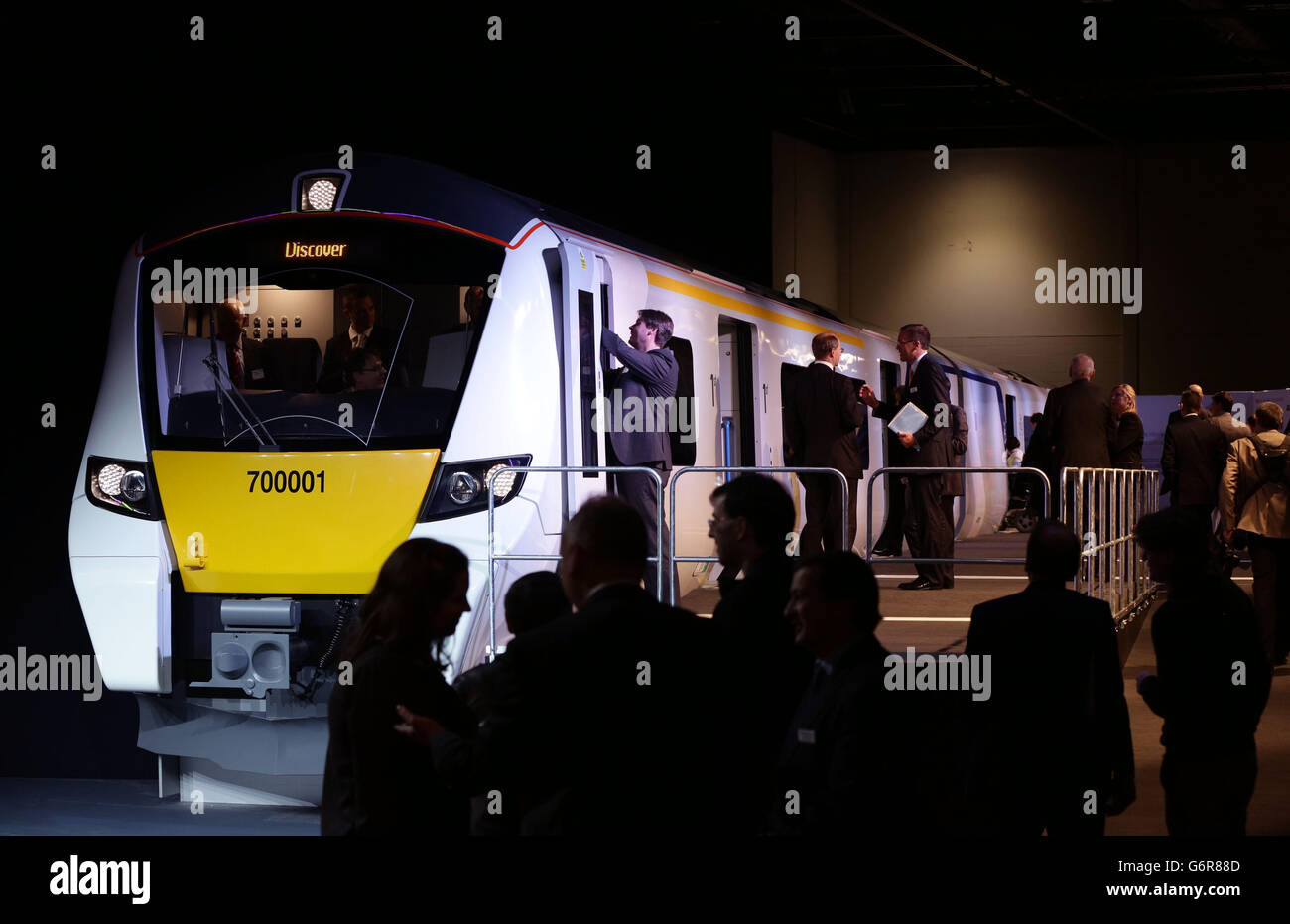 New train for Thameslink Stock Photo - Alamy