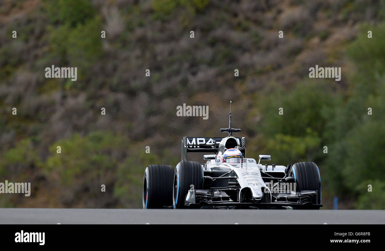 Formula One - 2014 Testing - Day Two - Circuito de Jerez. McLaren ...