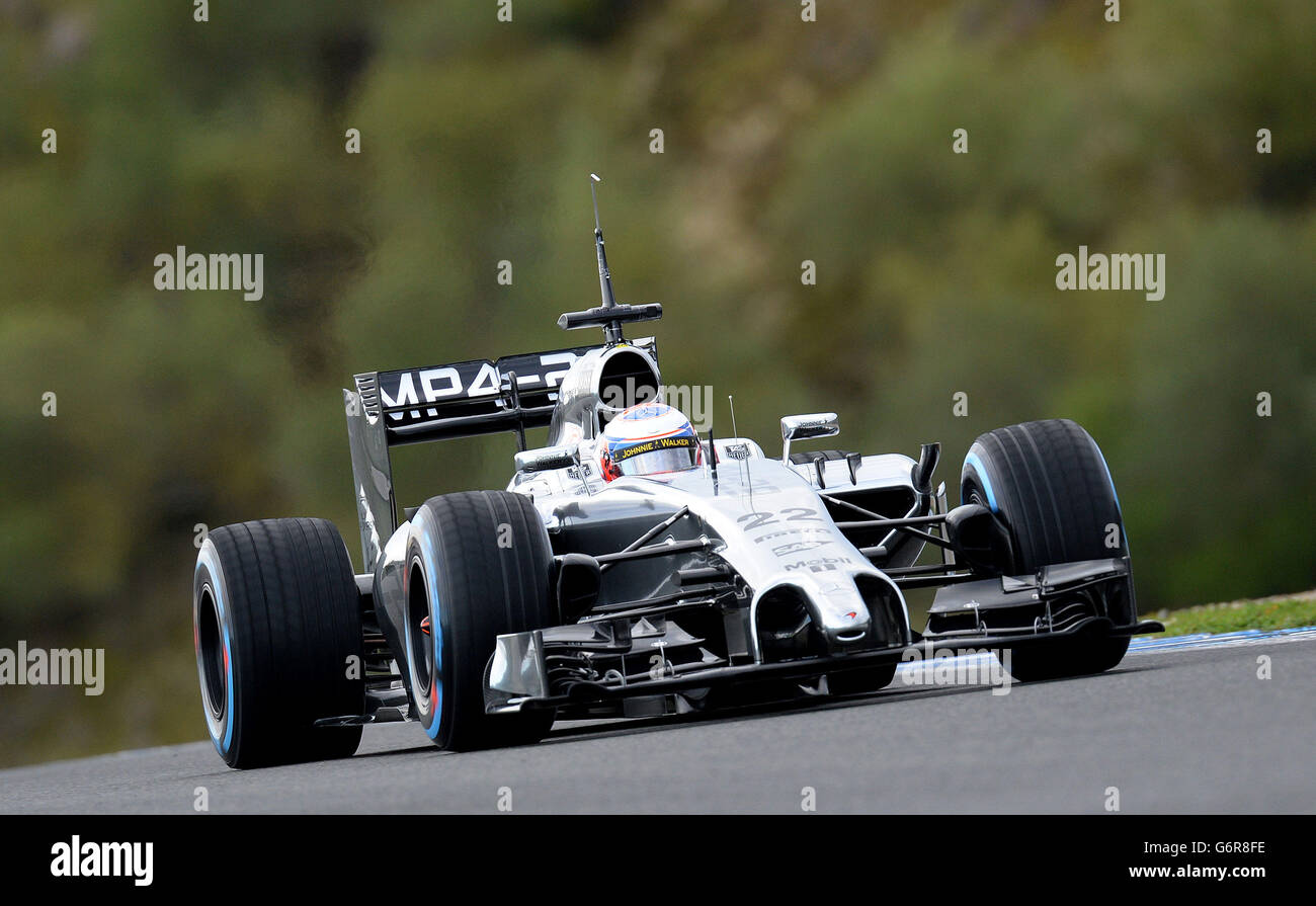 Formula One - 2014 Testing - Day Two - Circuito de Jerez. McLaren ...